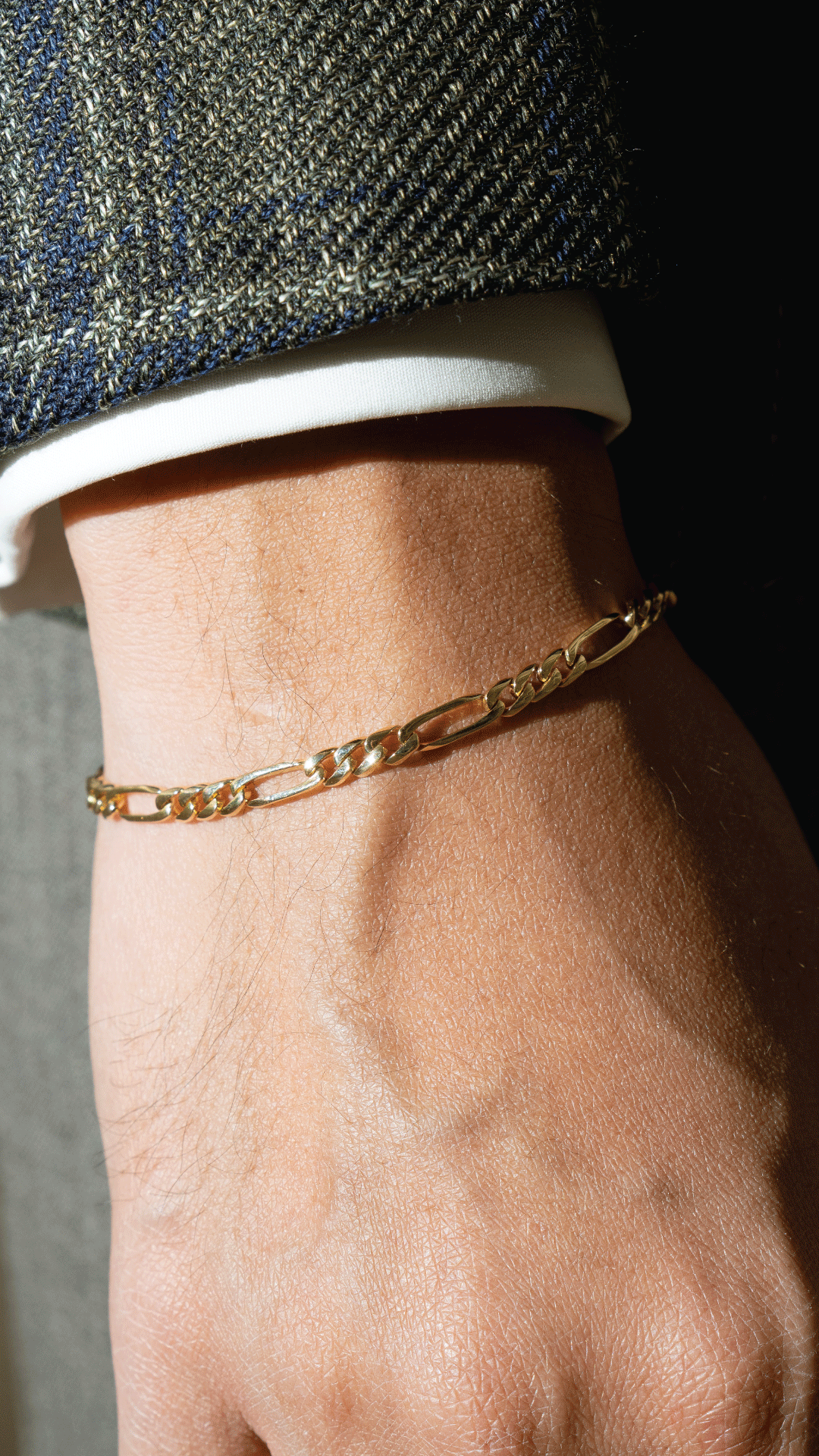 Figaro Chain (18K Yellow Gold) – bound by oath and Rawin